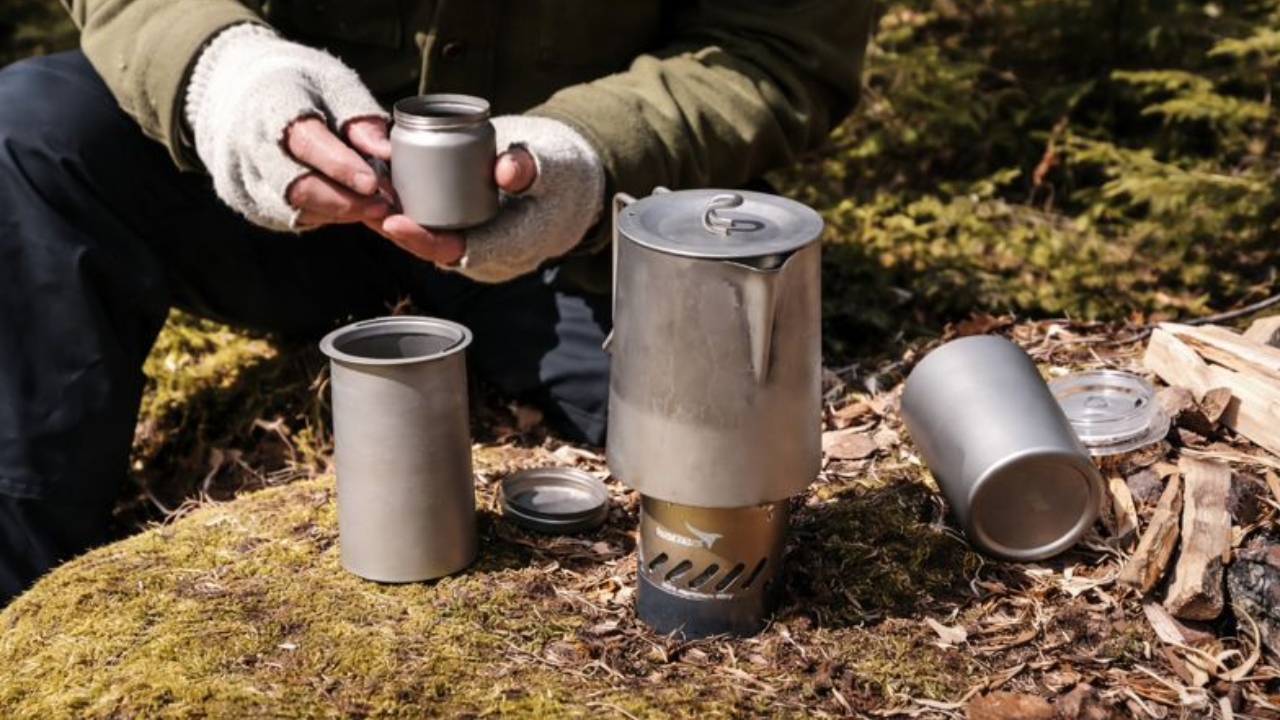 Lightweight brew tips with SilverAnt’s titanium coffee kit