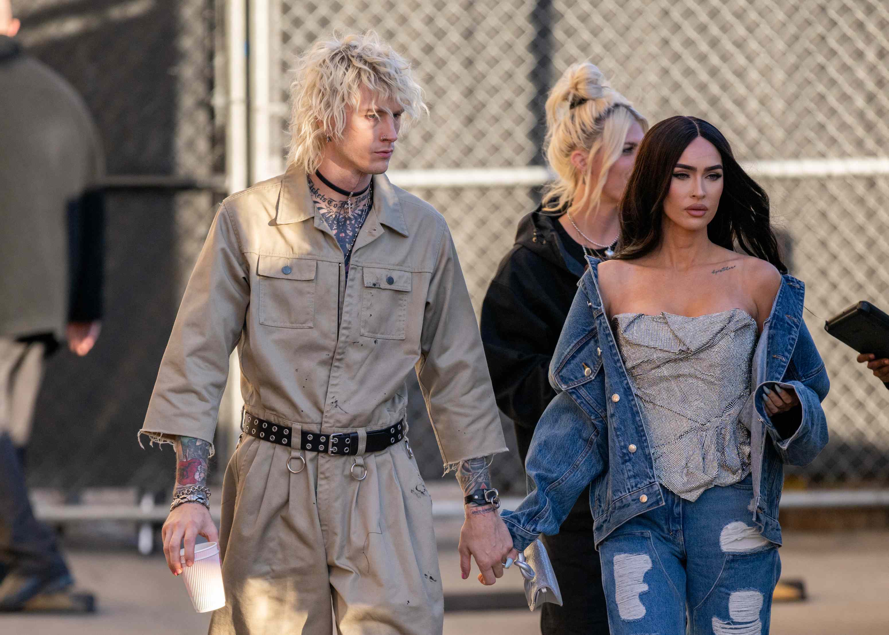 Megan Fox and Machine Gun Kelly reunite for a rare night out with 10 ...