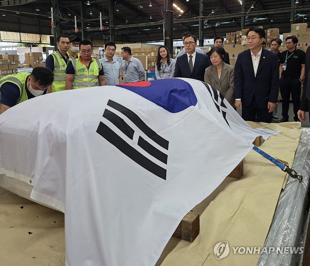 Cercueil de l'ex-PM Lee Hae-chan