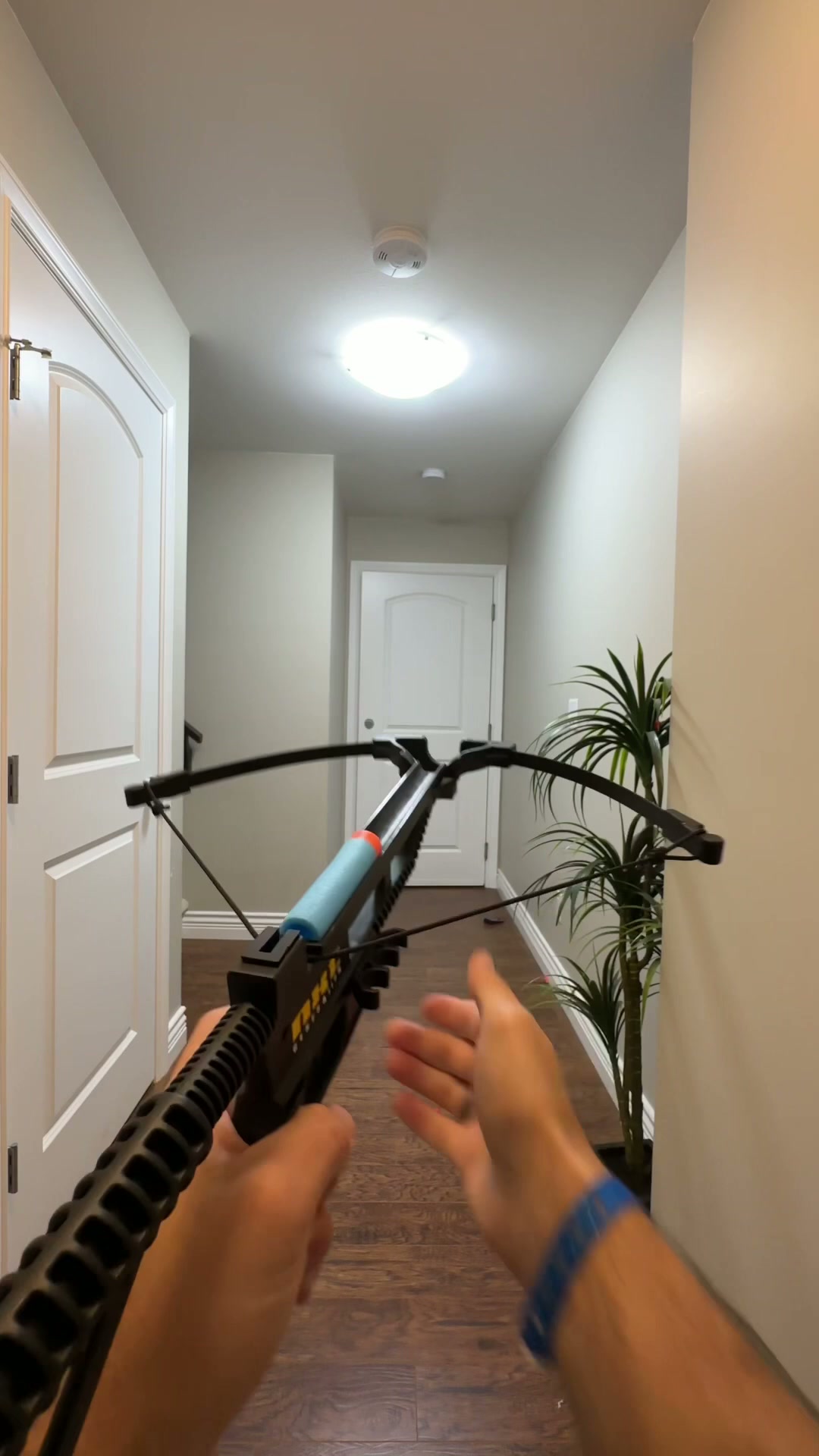 Insane Nerf crossbow reload!