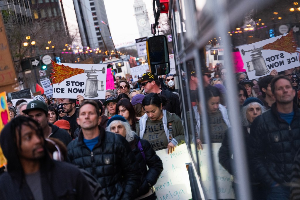 California Democrats urge government shutdown after federal agents kill ...