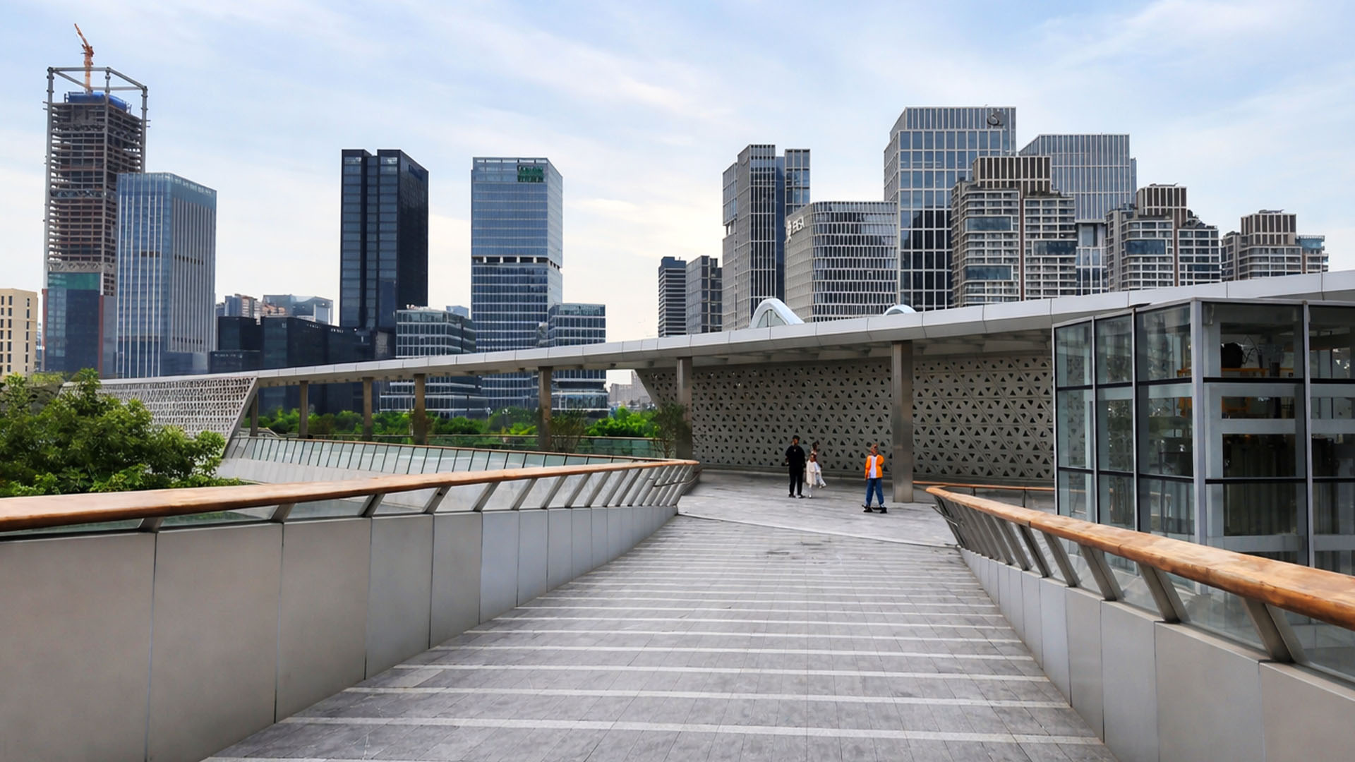 Explore the futuristic pathways in Shenzhen