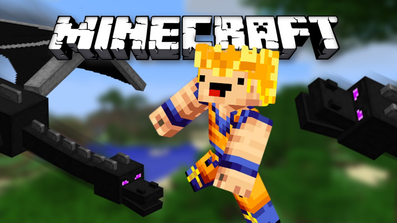 Minecraft - Surviving a dragon attack!