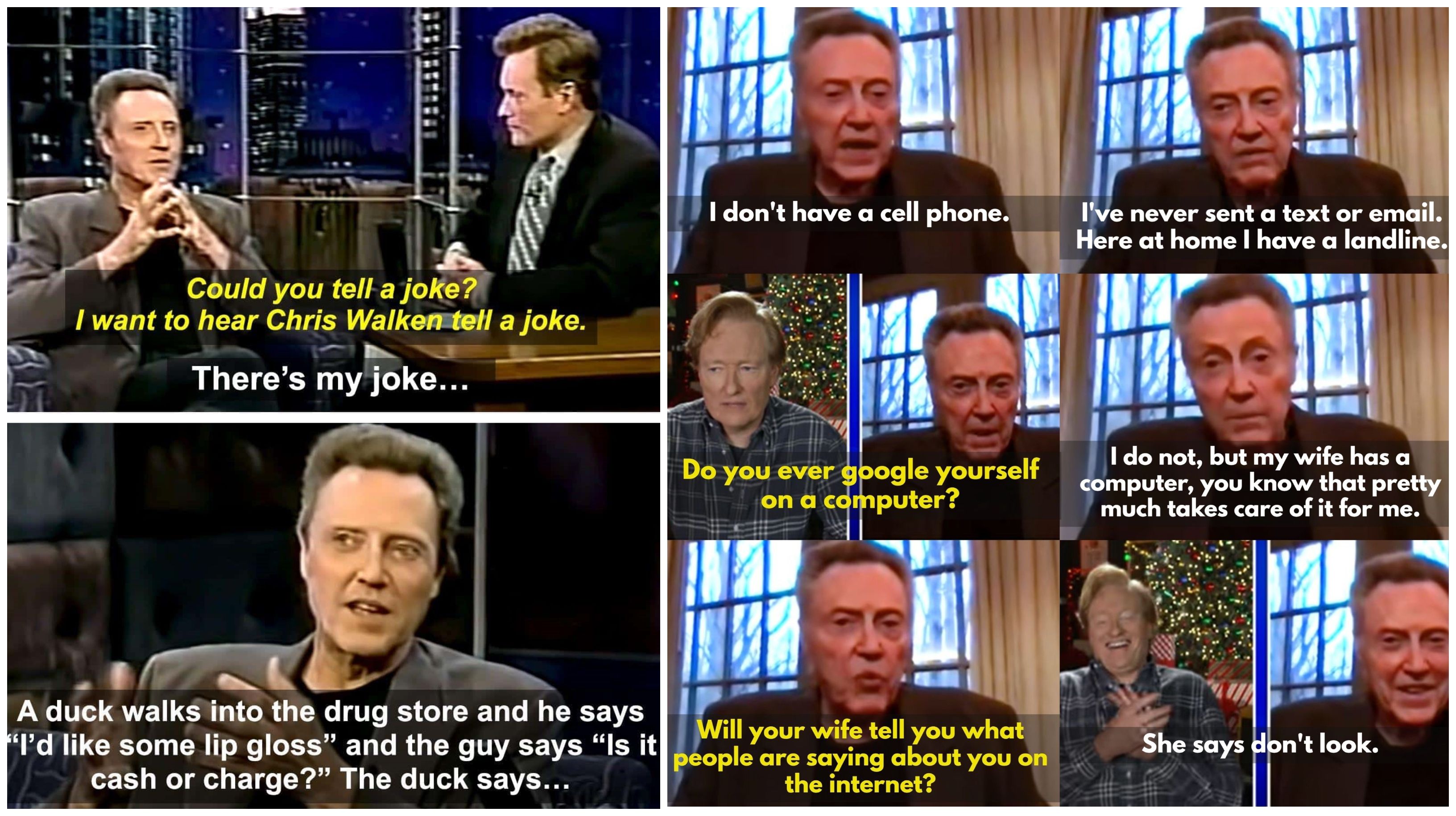 34+ times Christopher Walken stole the show during interviews