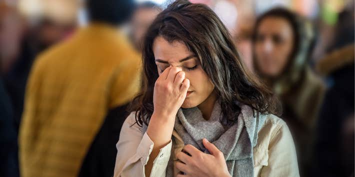 People who basically black out when they’re in a big group usually have ...