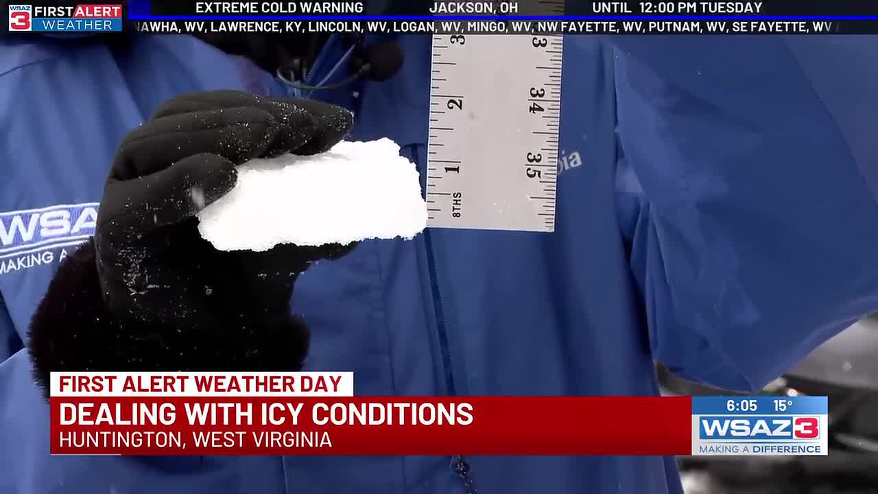 Communities dealing with icy conditions