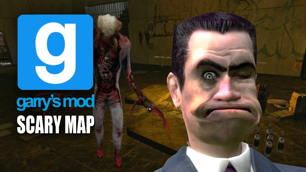 Garry's Mod scary map - Trapped underground!