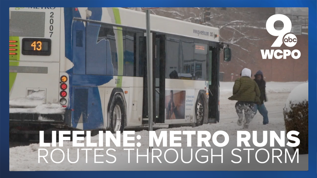 Cincinnati Metro keeps running during winter storm. Here's why