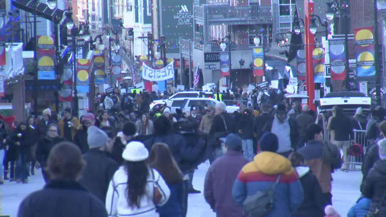 ICE protest in Park City at Sundance Film Festival after Minnesota killing