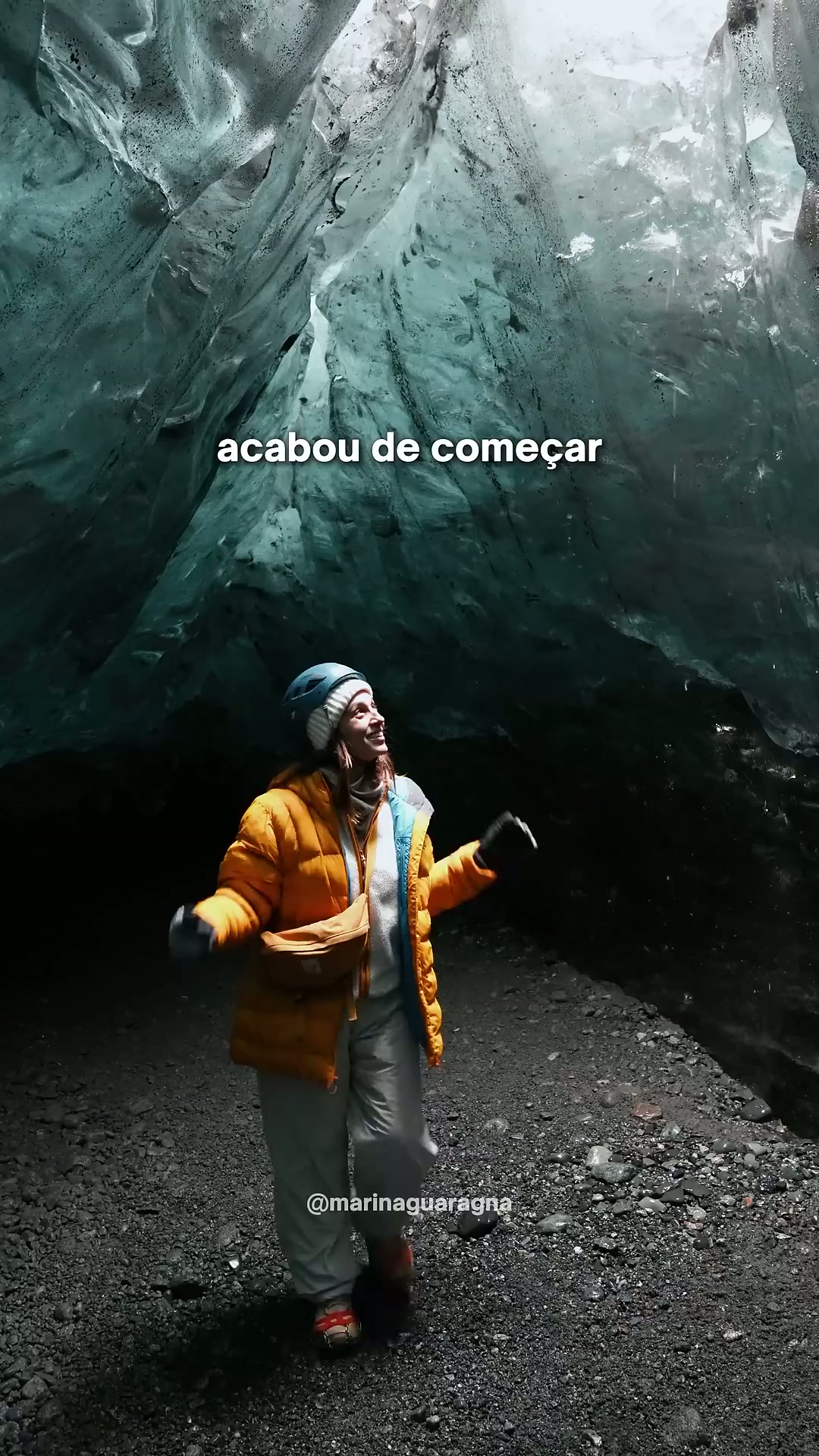 A caverna de gelo que ninguém mais vai ver: O fenômeno efêmero da Islândia