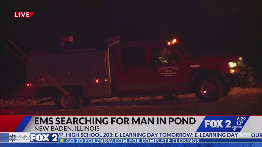 Declining weather halts search for man who fell in pond: Officials