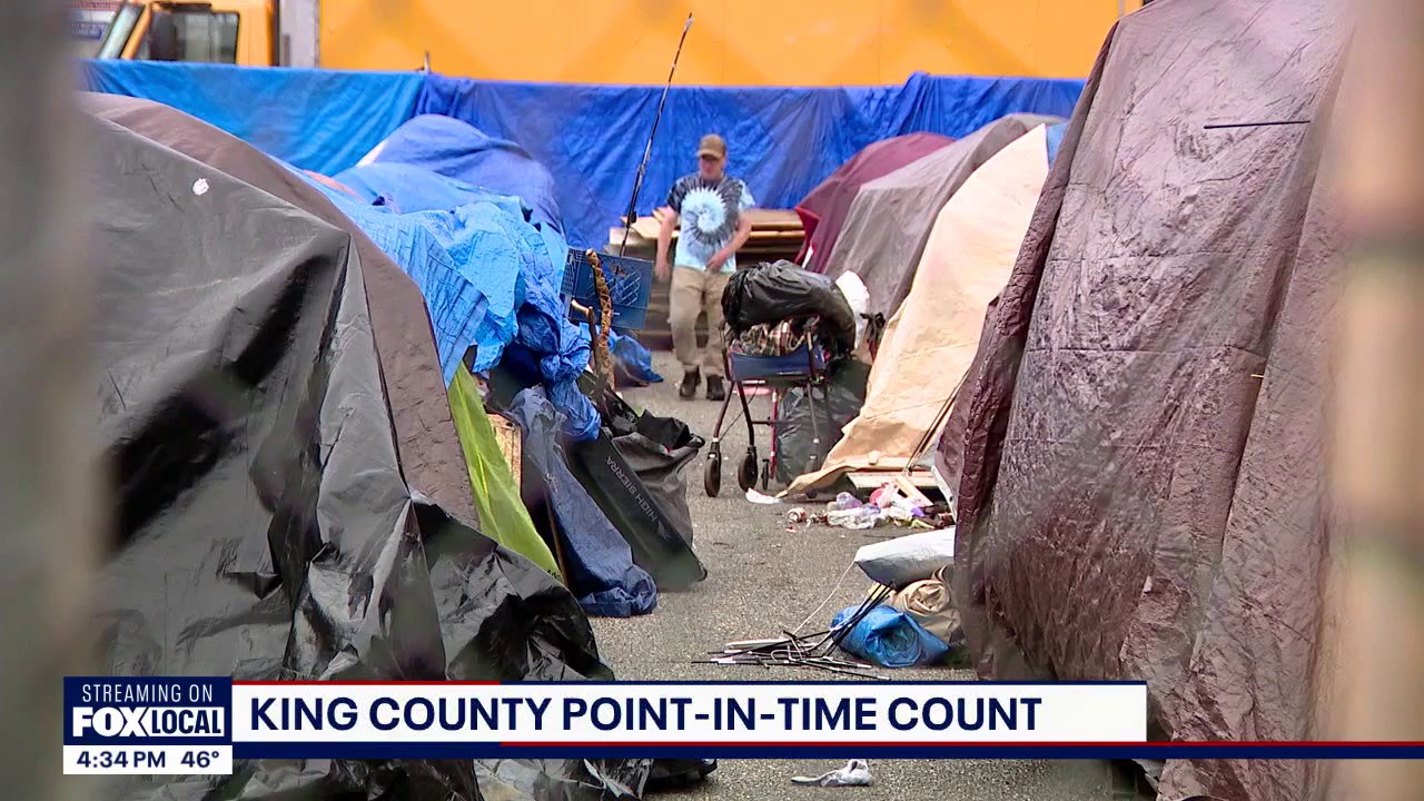 King County begins annual count of people experiencing homelessness