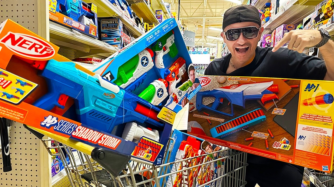 Epic Canadian Tire toy hunt! Father & son Nerf blaster adventure