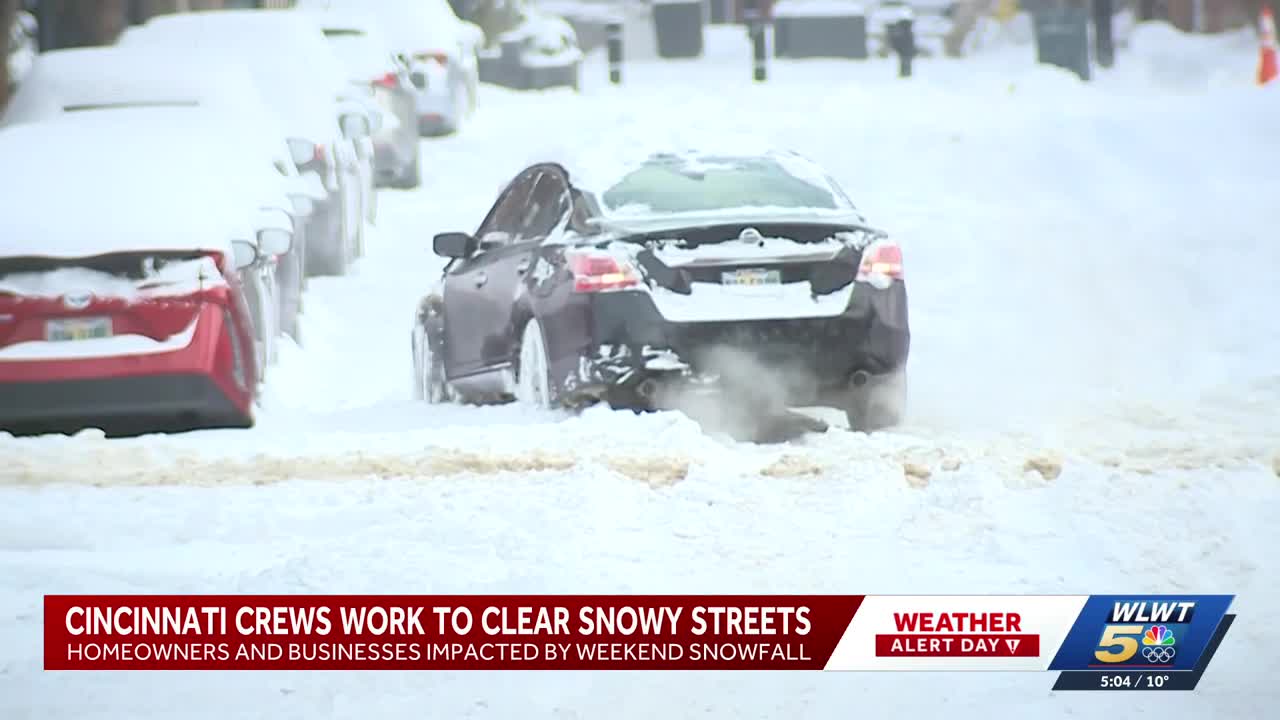 Cincinnati Public Services: Main roads passable, focus on secondary routes