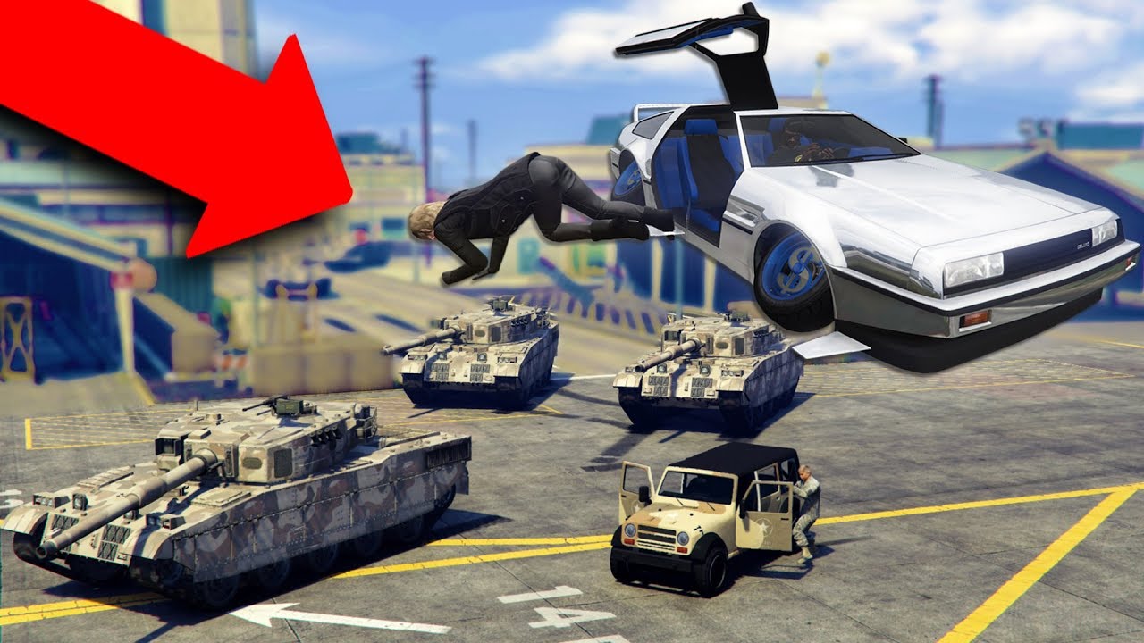 Dropping people off in the military base | GTA 5 thug life #192