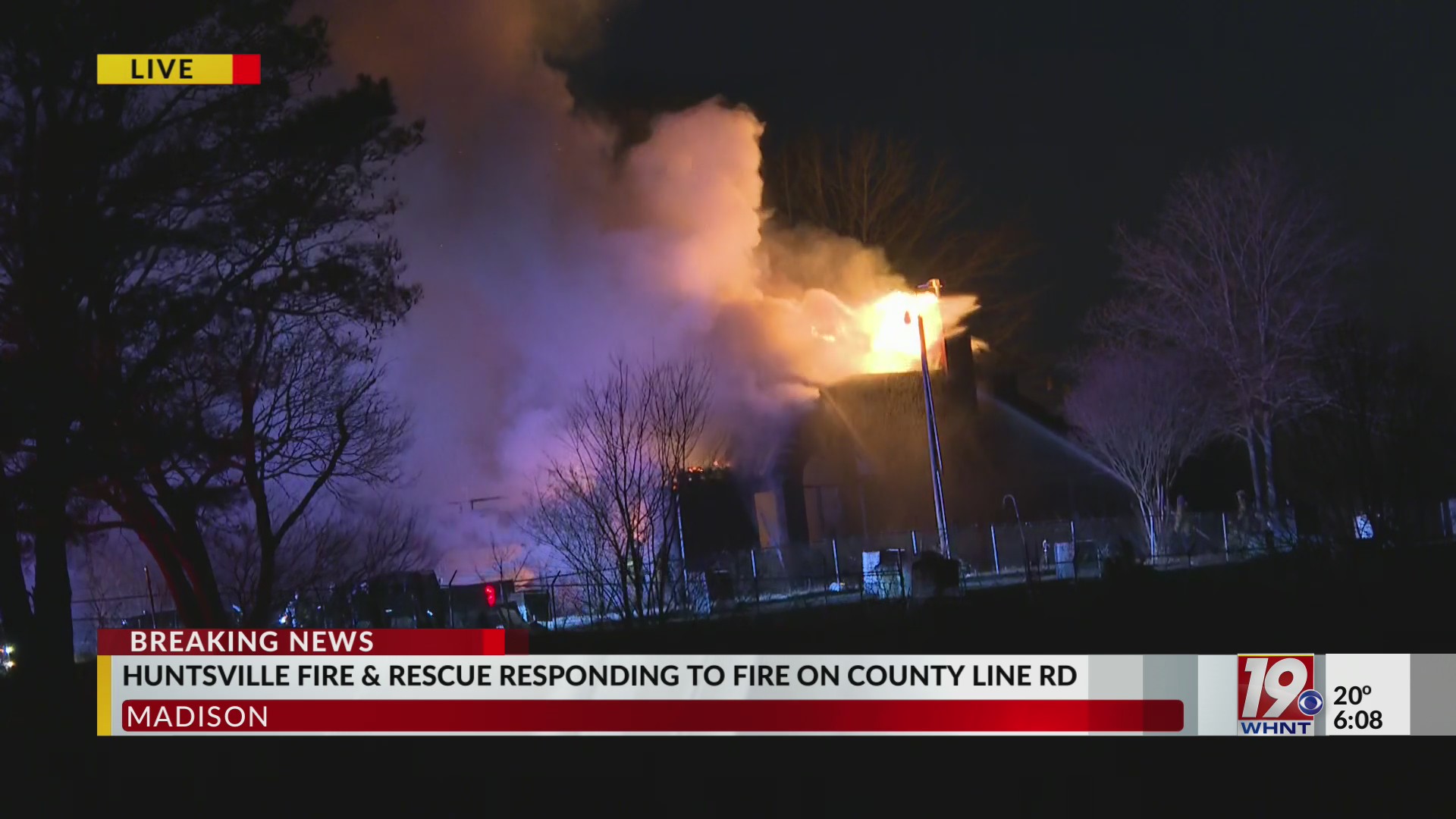 HFR responding to fire on County Line Road | Jan. 26, 2026 | News 19 at ...