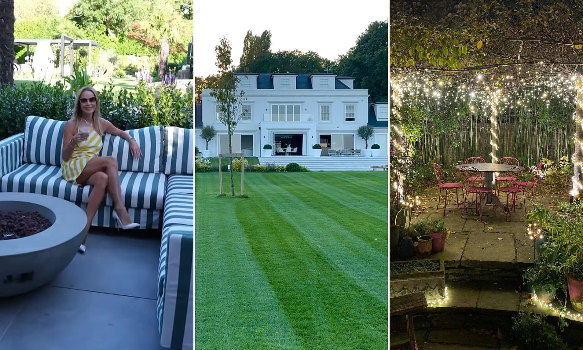 Celebrity gardens ranked from tacky to tasteful - including TV star's ...