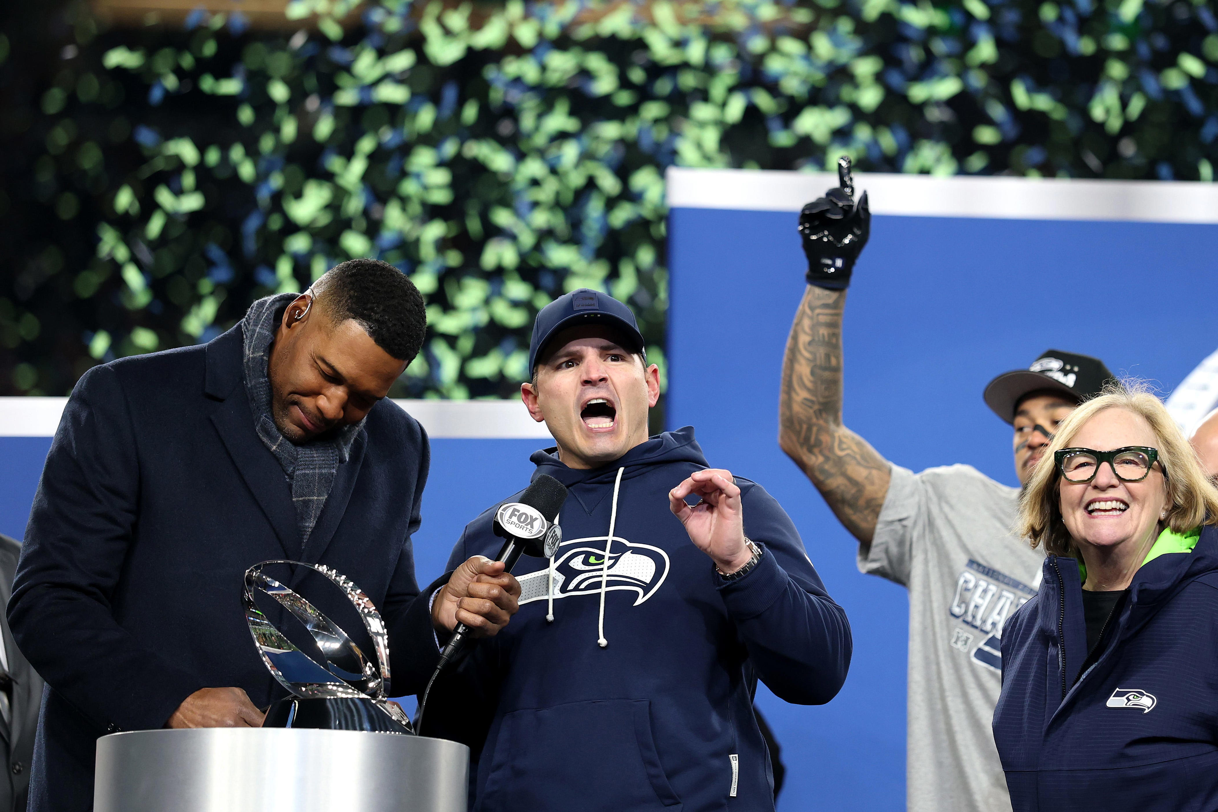 Mike Macdonald and Sam Darnold’s stoicism made Seahawks NFC champions