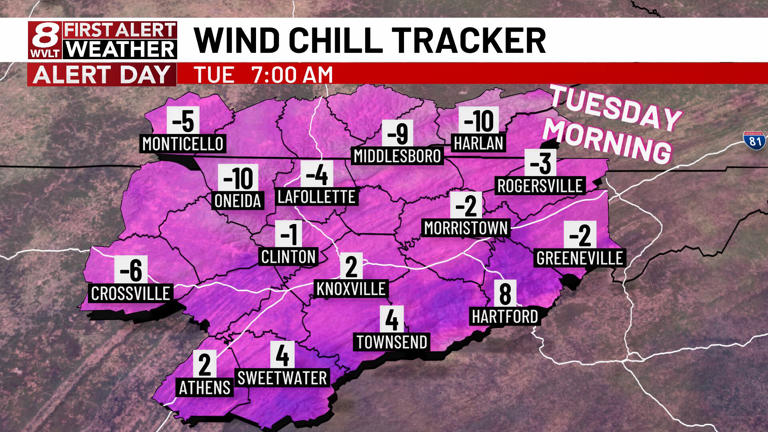 First alert to the coldest night of the winter season