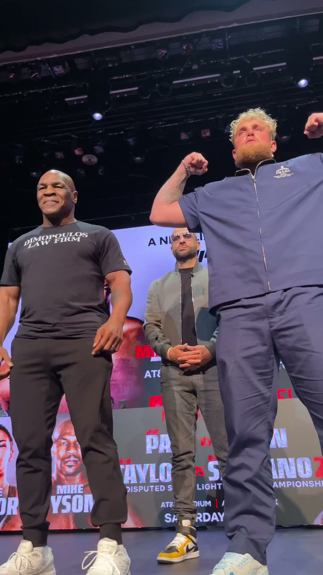 Jake Paul and Mike Tyson face off at the first press conference ahead ...