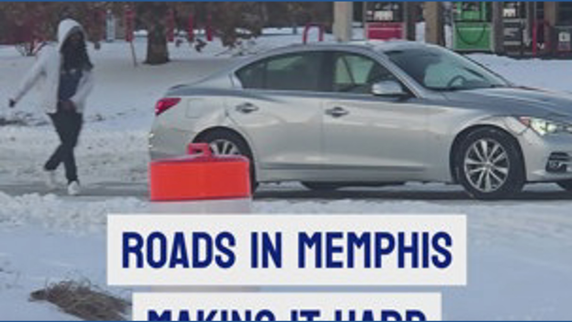 Drivers struggle on Memphis roads