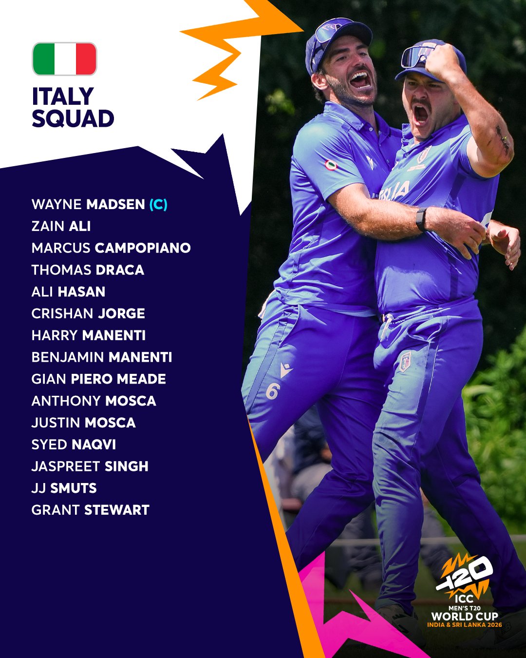 Italy's historic T20 World Cup 2026 qualification boosts European ...