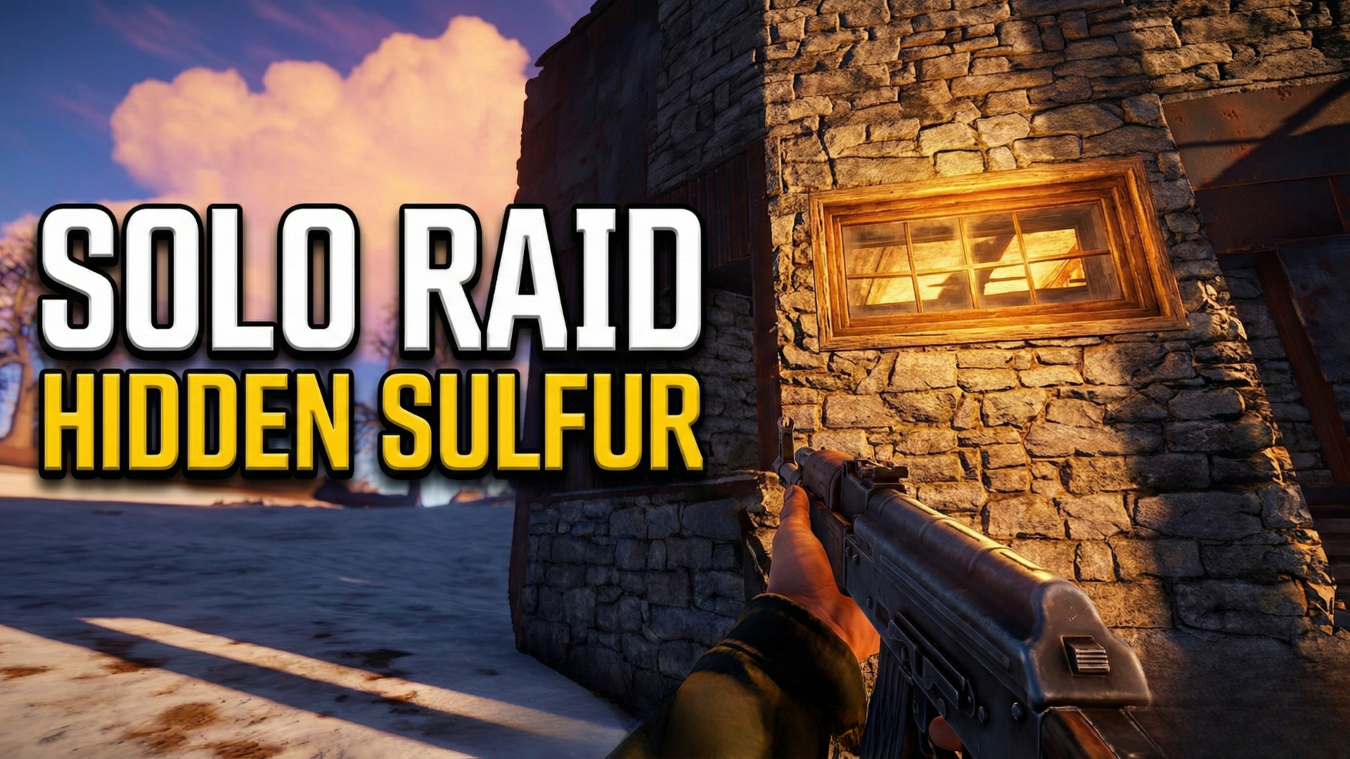 Solo raid surprise: Owner hides sulfur in tool cupboard