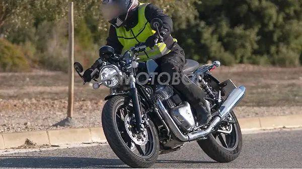 Upcoming Royal Enfield Continental GT 750 spotted testing abroad