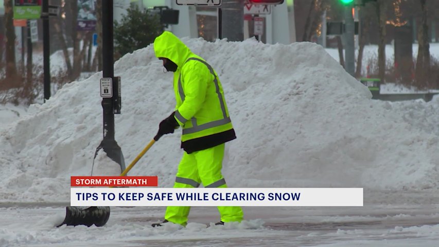 Be safe rather than sorry. Doctors warn of dangers of shoveling snow