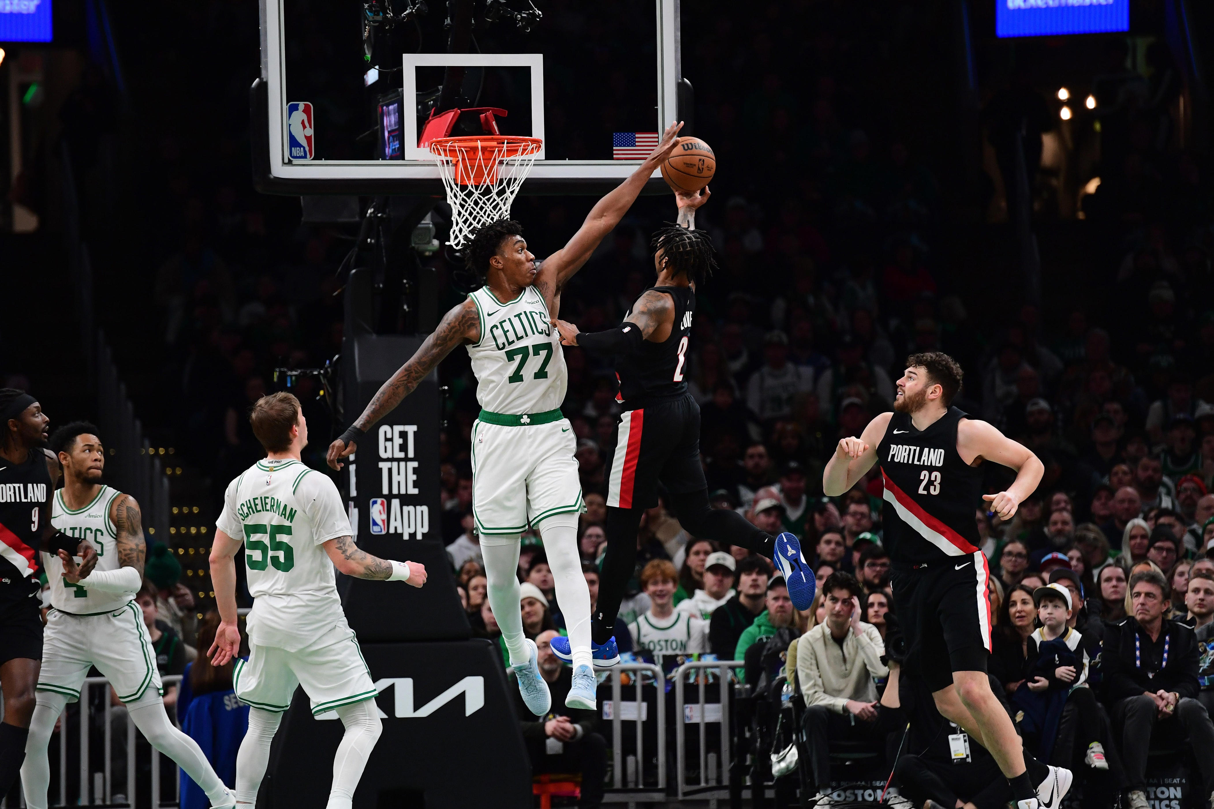 Boston Celtics' rookie earns high praise after win over Trail Blazers
