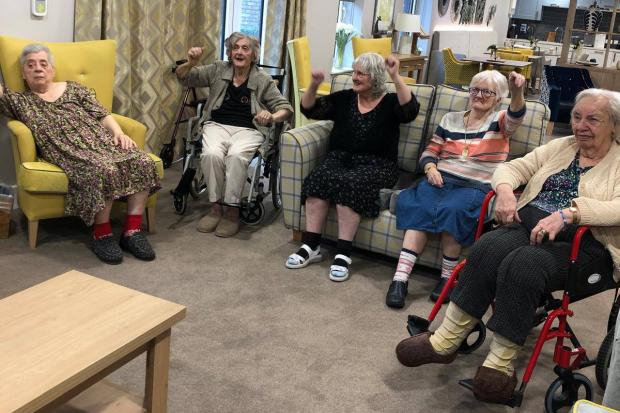 York care home residents kick off year with healthy new routine
