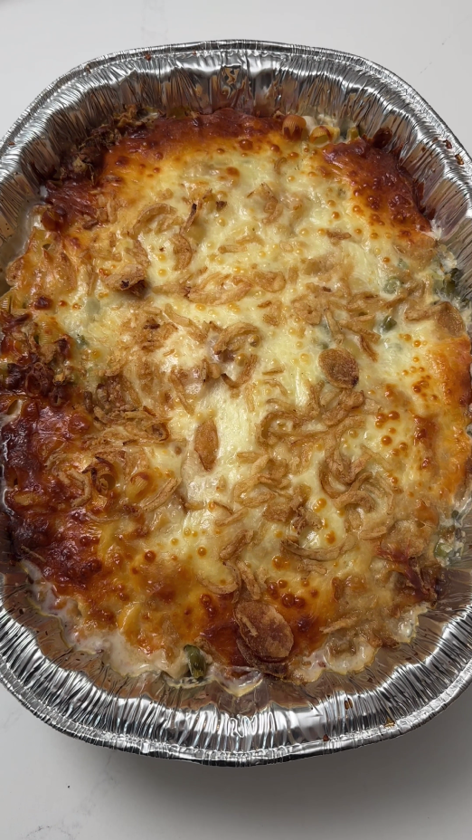 The secret step behind this green bean casserole pasta