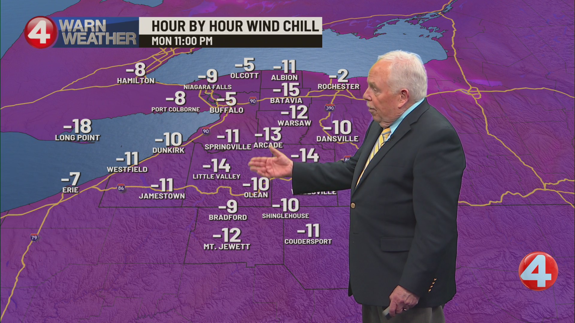 Buffalo weather update: 10 p.m., 1/26/26