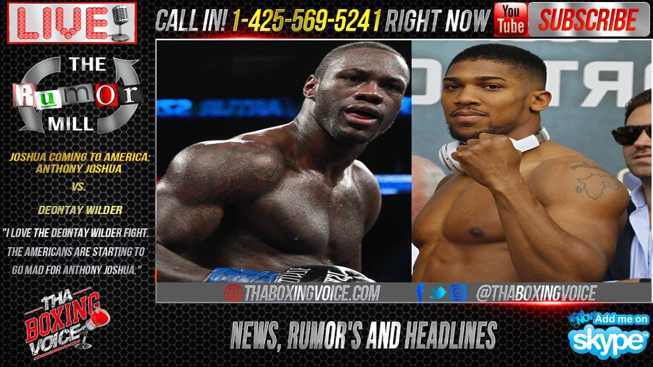 Anthony Joshua vs. Deontay Wilder, If Joshua Get's Pass Wladimir Klitschko?