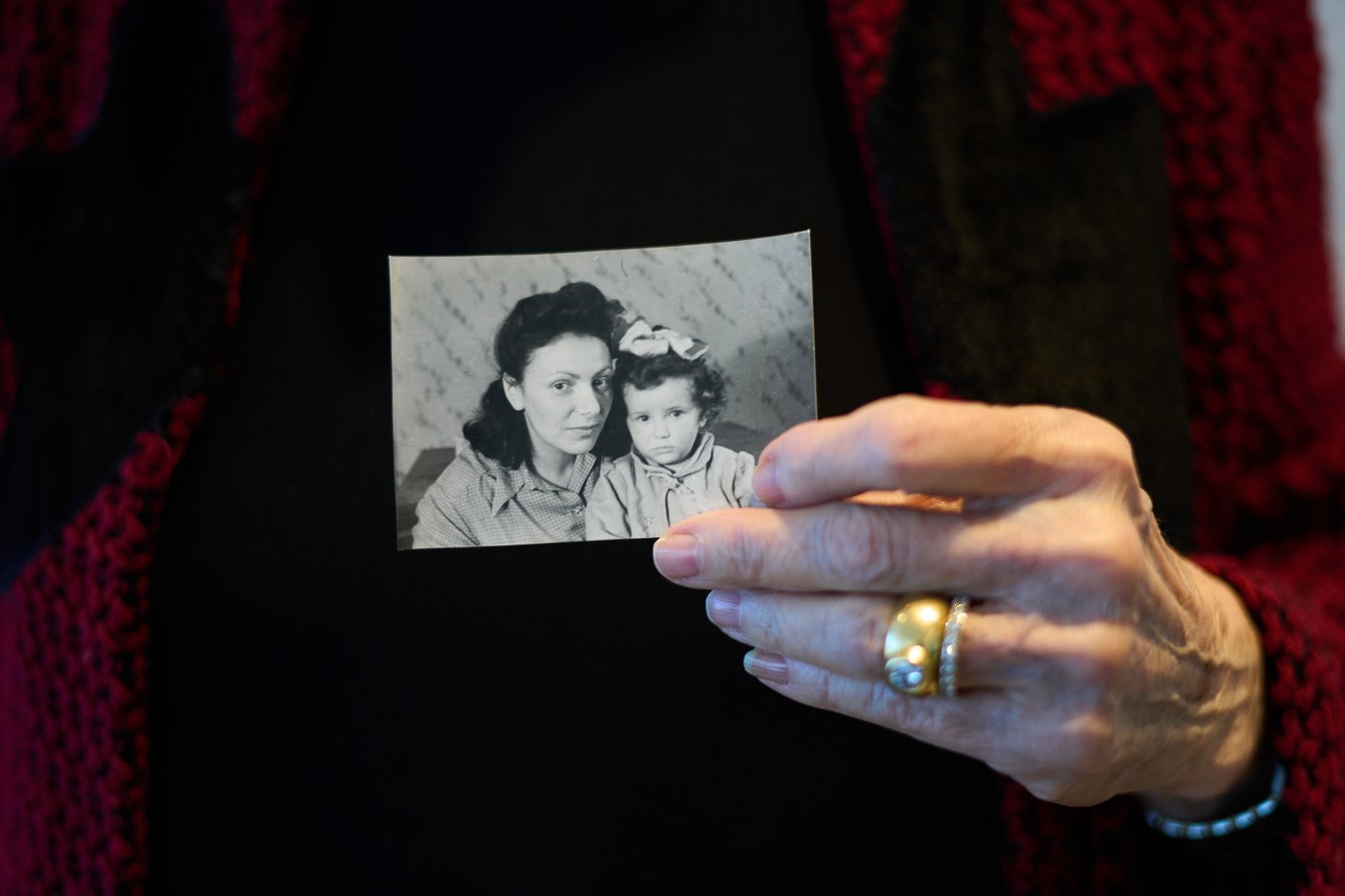 A Holocaust survivor born in a concentration camp shares her story