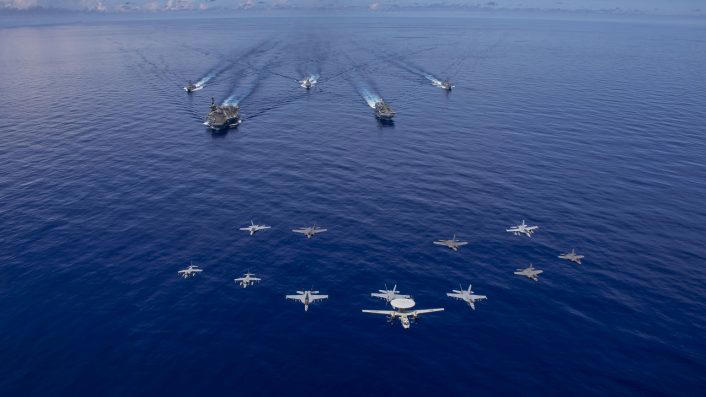 USAF Announces Exercises in Middle East as USS Lincoln CSG Joins Build Up