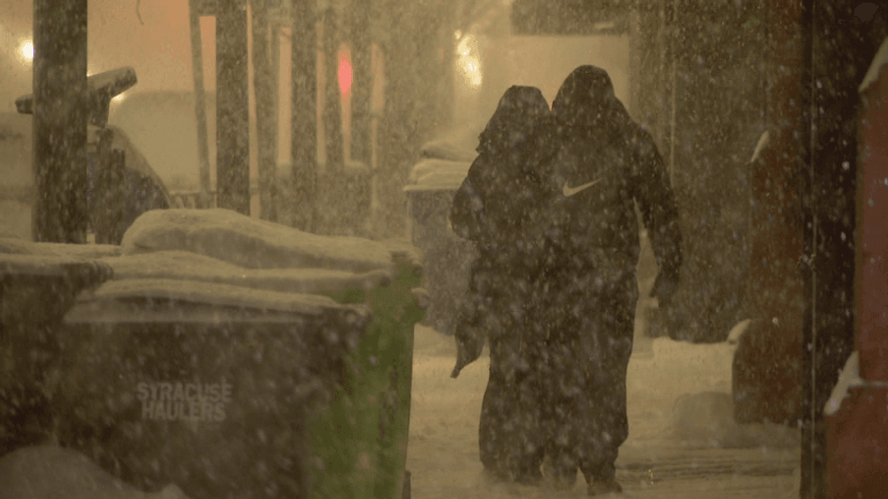 Residents navigate icy sidewalks across Syracuse after winter storm