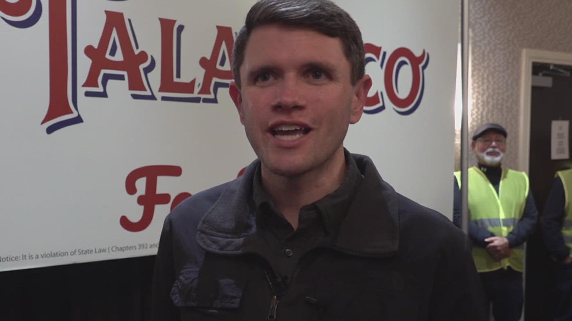 James Talarico brings Senate campaign to Corpus Christi
