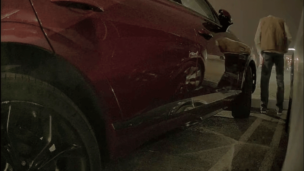 Genesis SUV driver leaves $2,500 damage after parking lot collision ...