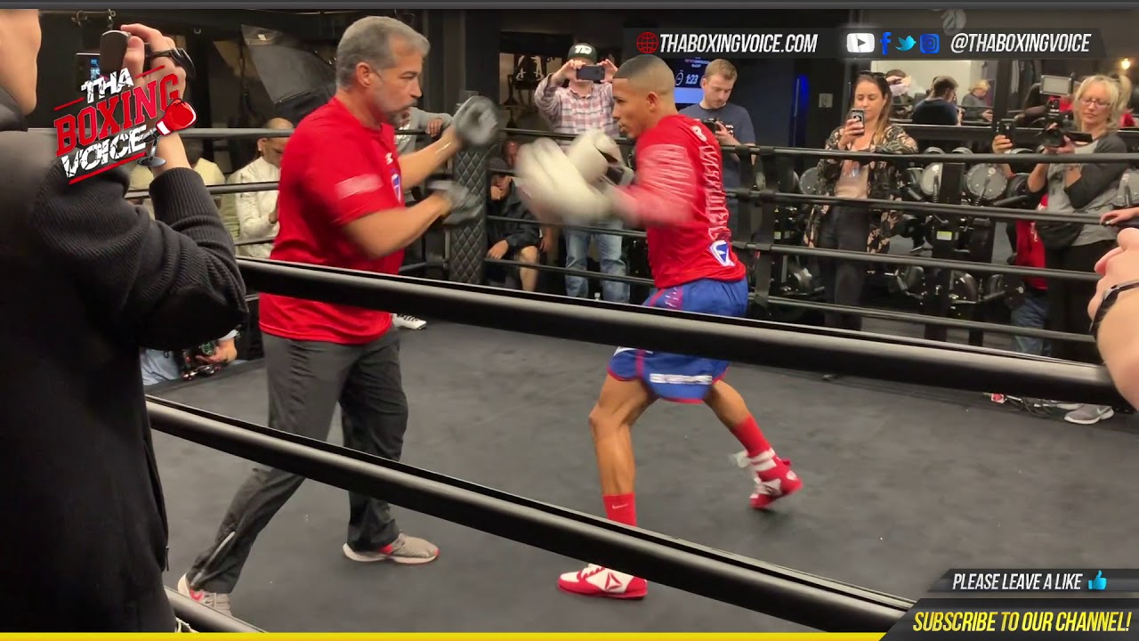 Felix Verdejo: Displays his speed and power on the pads ahead of his ...