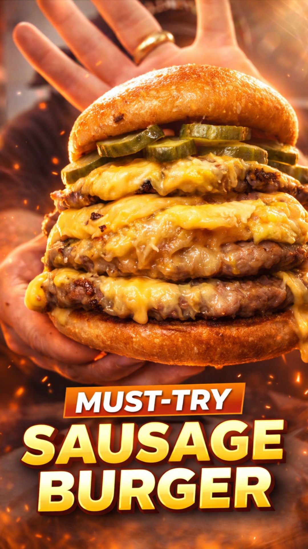 Epic sausage burger recipe you need to try