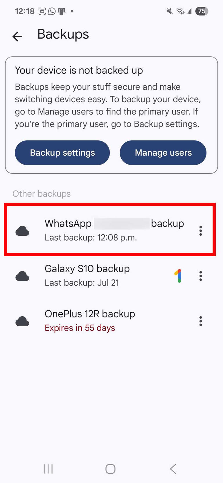 How to find your WhatsApp backups in Google Drive