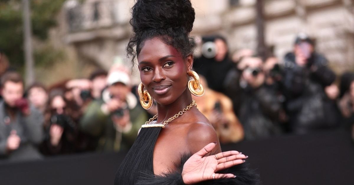 Jodie Turner-Smith's backless Schiaparelli dress features gold metal ...