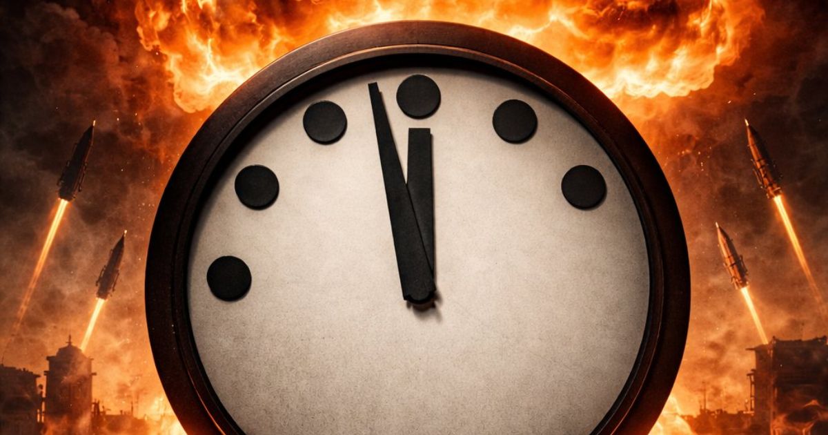 Doomsday clock ticks closest to midnight and experts are sounding alarm ...