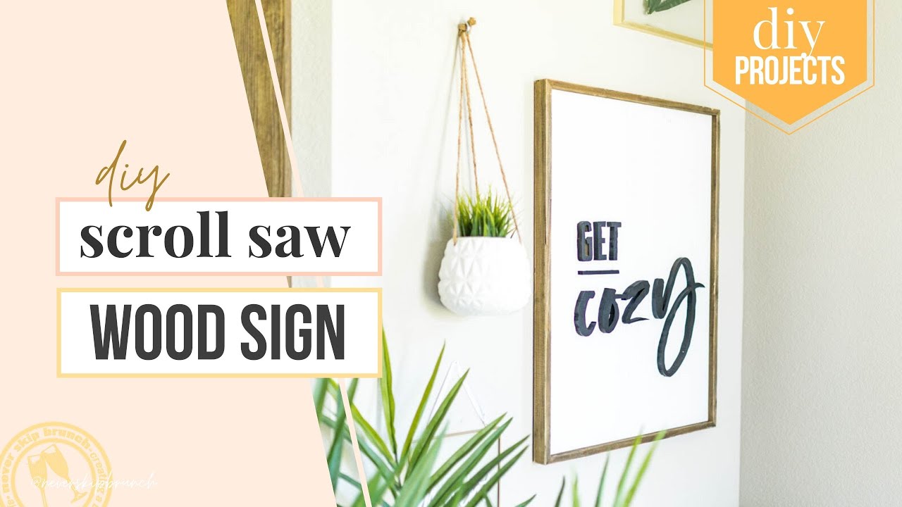 This easy scroll saw project makes cozy home decor