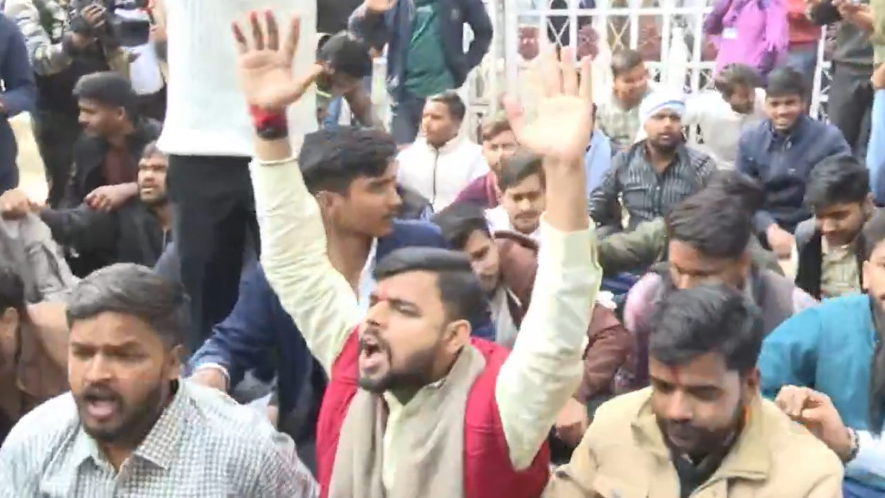 Lucknow University students protest UGC’s new equity regulations