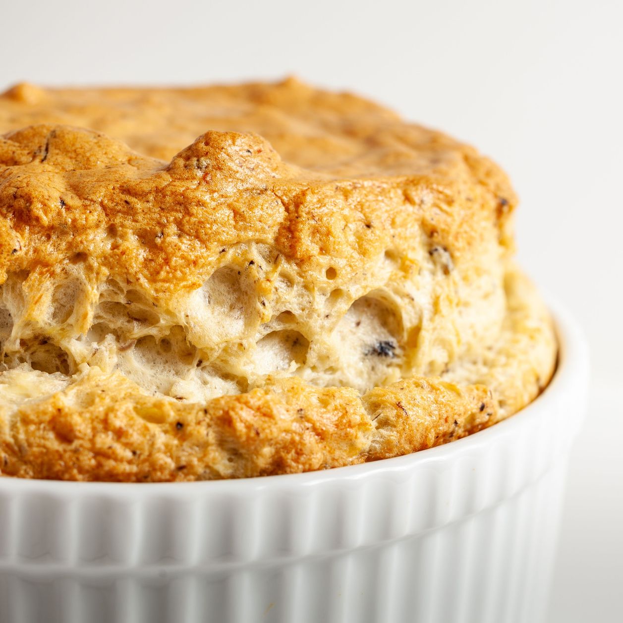 Vous n'avez jamais vu un soufflé au fromage aussi gonflé que celui-ci ...