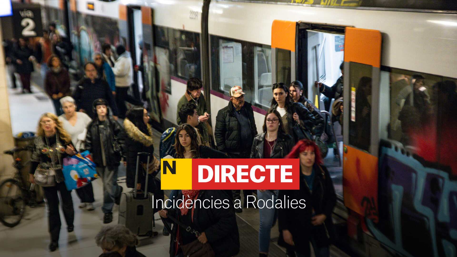 Incidencias en Rodalies hoy, directo | Afectaciones y última hora del ...