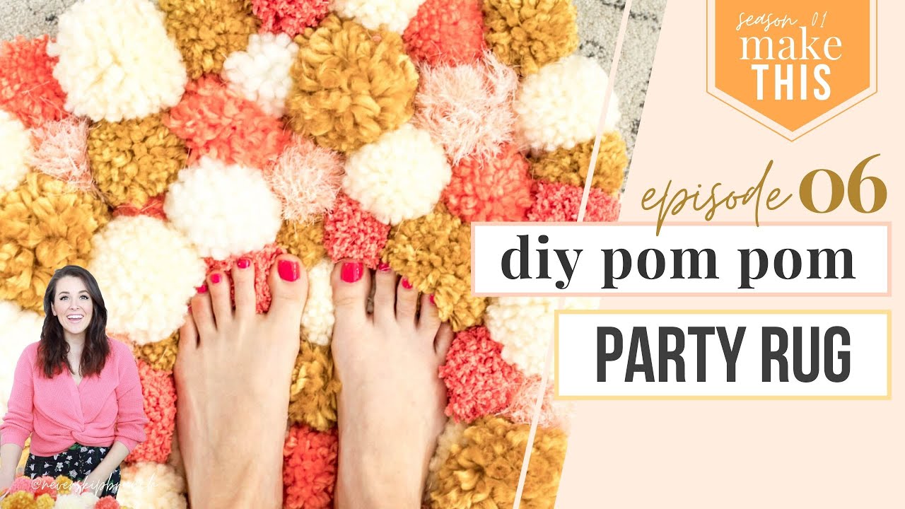 This DIY rug project brings texture and color home