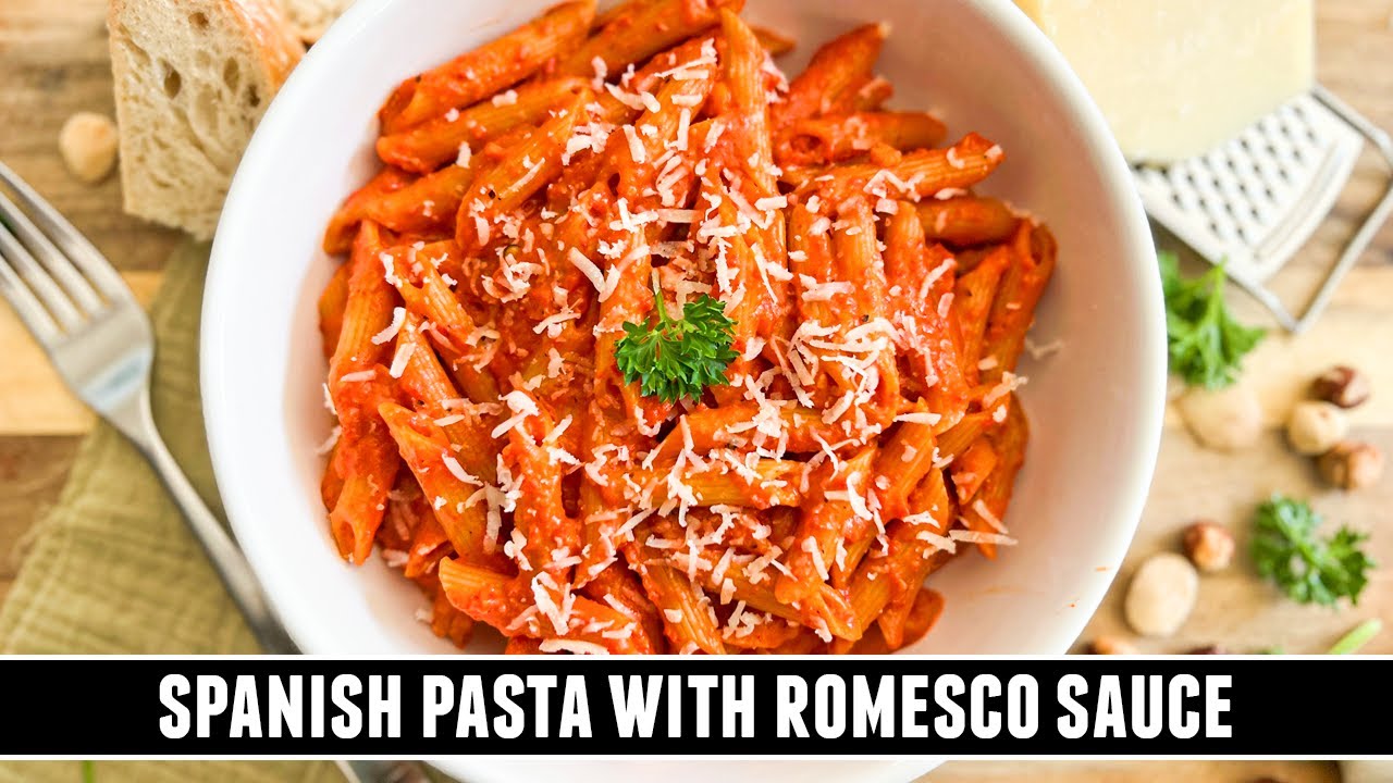 Spanish pasta with romesco sauce | One of the world’s best pasta dishes